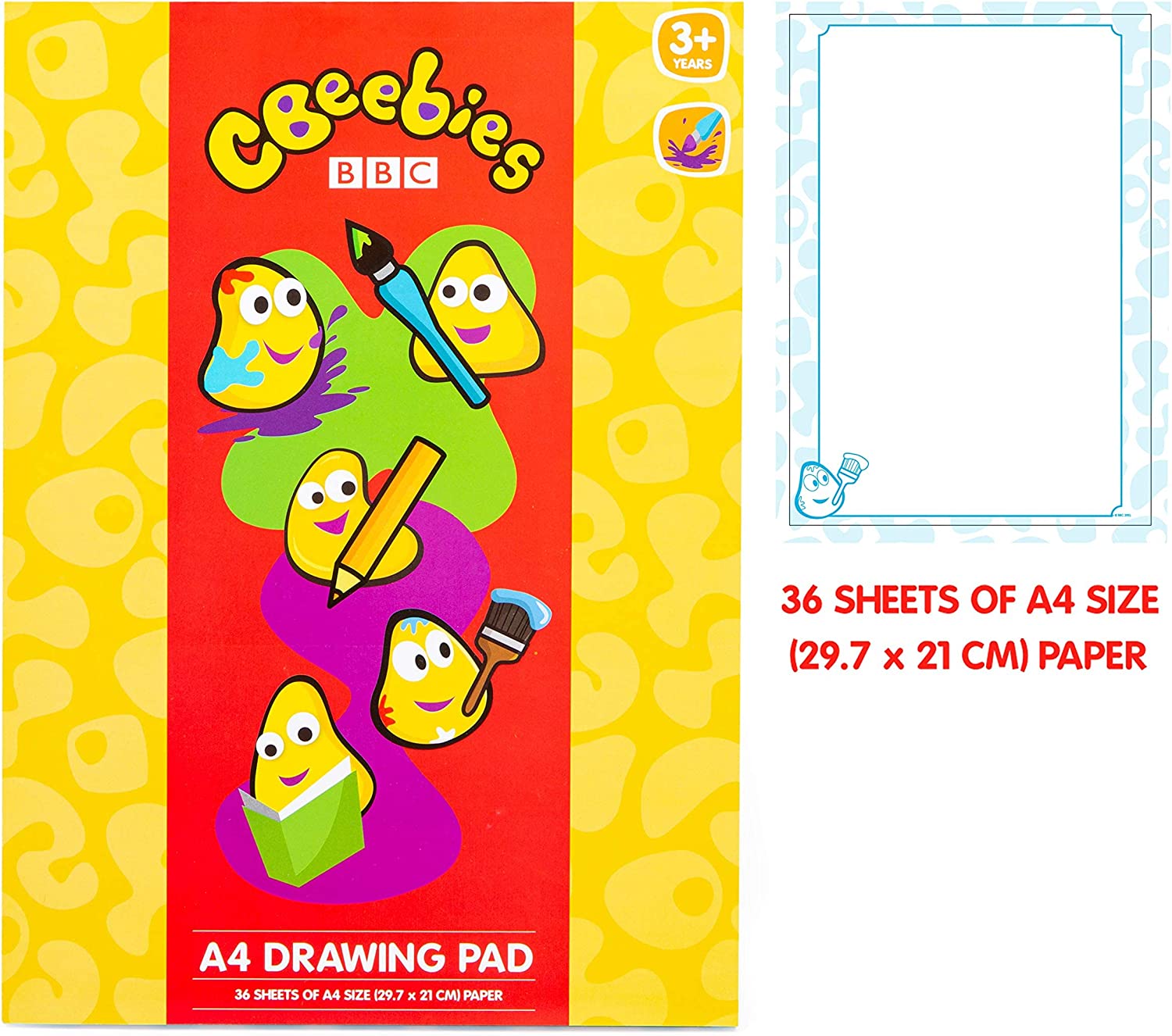 CBeebies A4 Drawing Pad – Busy Brains Kids Shop