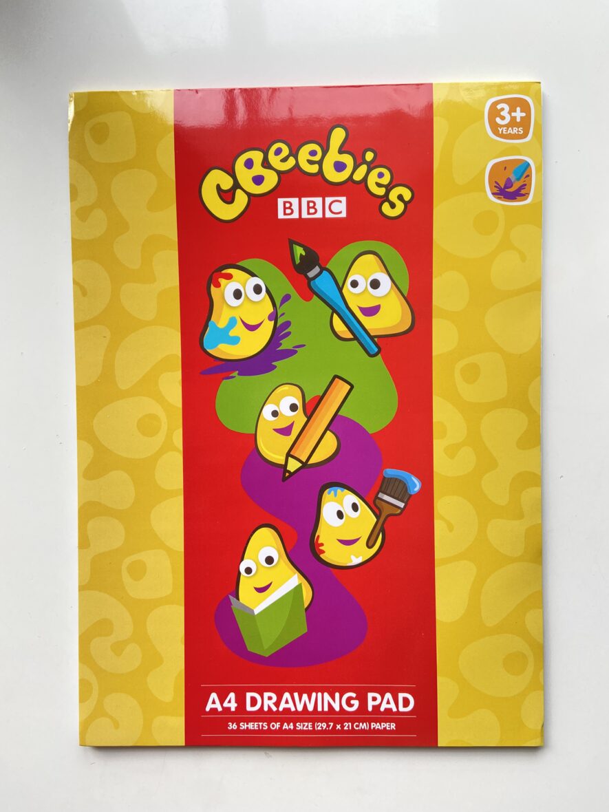 CBeebies A4 Drawing Pad – Busy Brains Kids Shop